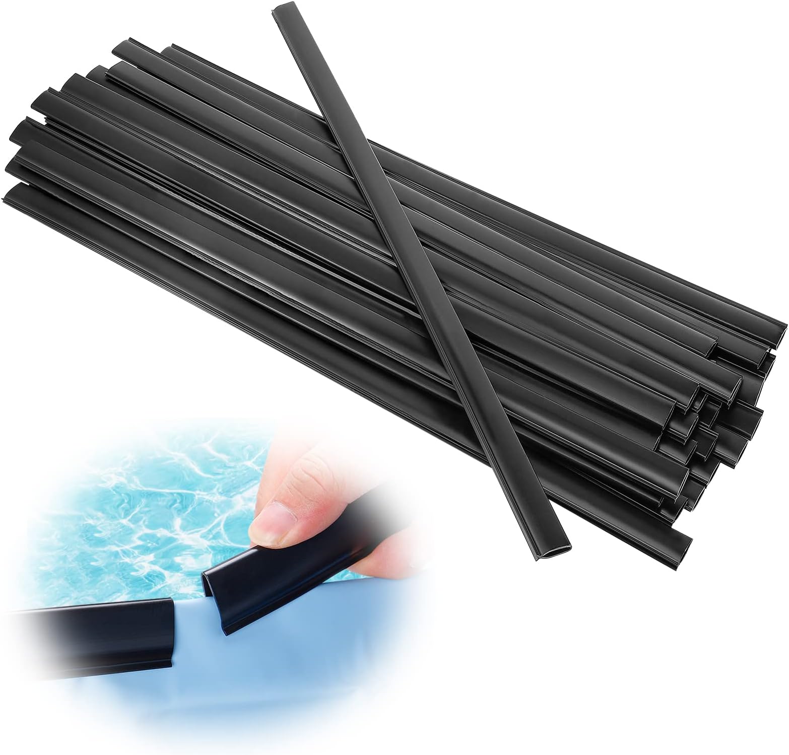 Amazon.com : Flat Above Ground Swimming Pool Coping Strips - 10 Pack ...