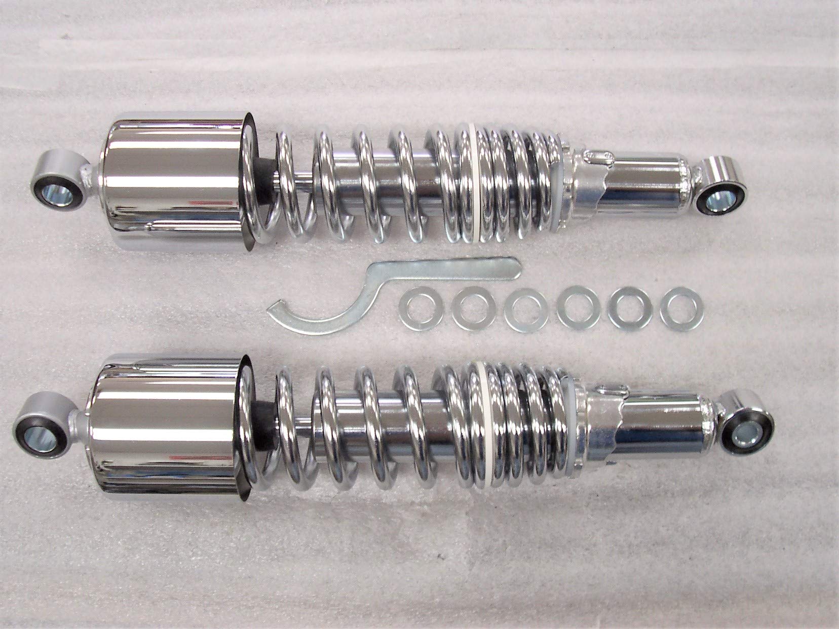 Amazon.com: VS1400 1400 INTRUDER S83 BOULEVARD 13.25" CHROME SHOCKS ...