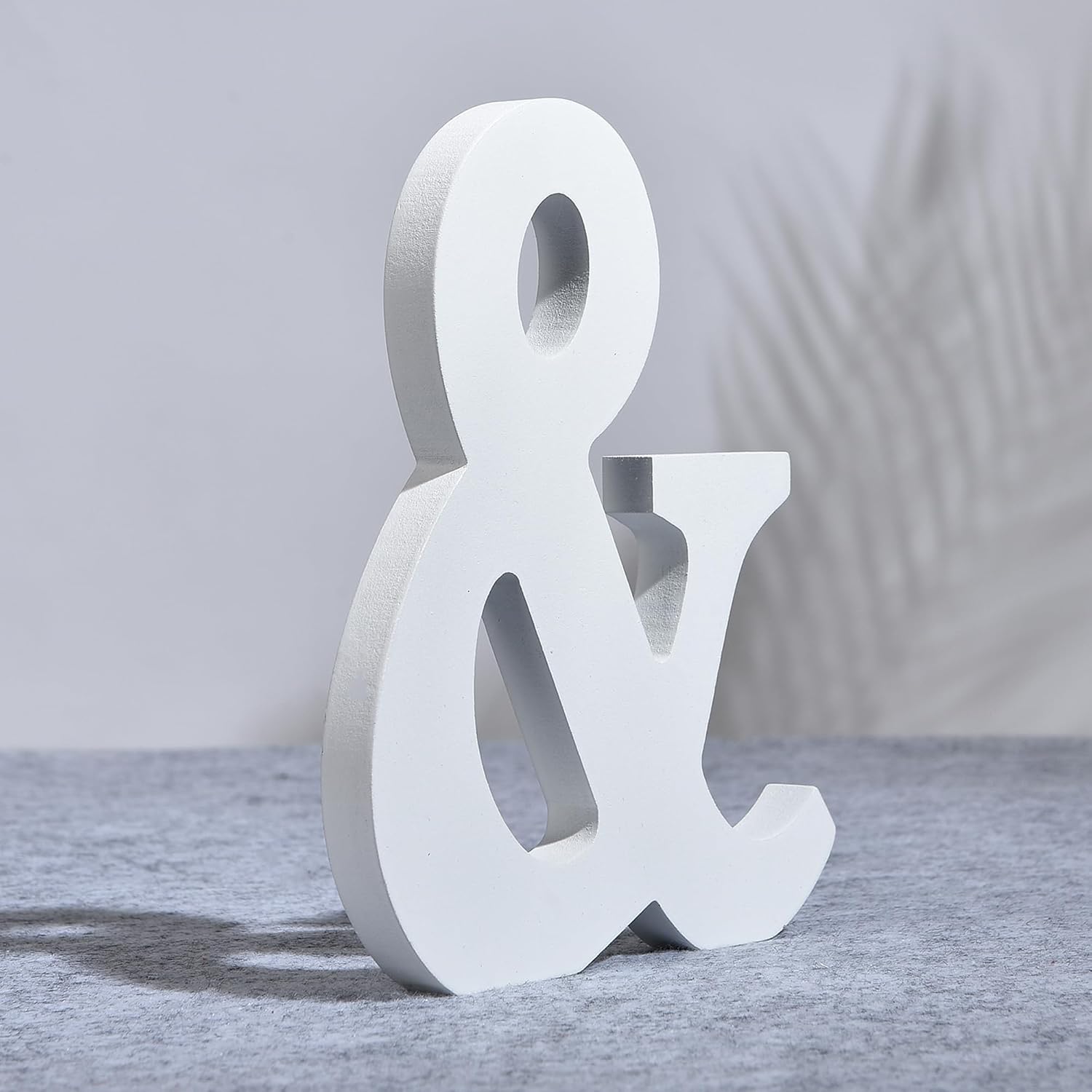Amazon.com: AOOLADA 8 Inch Wooden Letter for Wall Decor, Large White ...