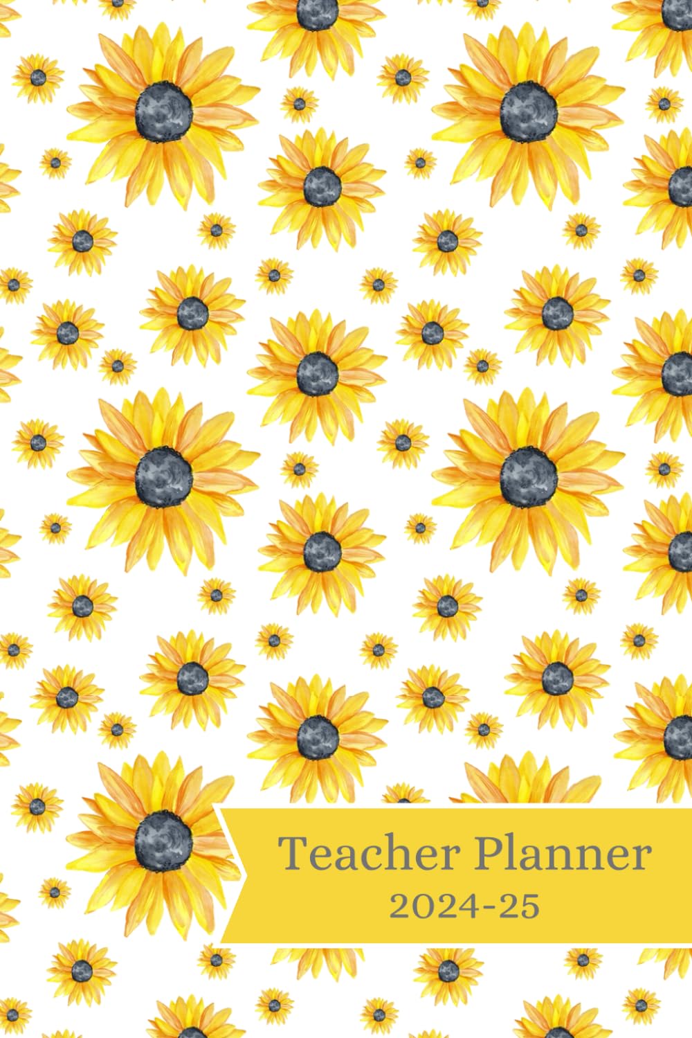 Snapklik.com : Sunflower Teacher Planner 2024-25: A5 Week-to-view ...