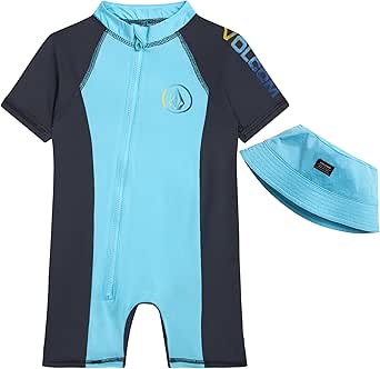 Amazon.com: Volcom Baby Boys Rashguard Wetsuit - UPF 50+ One Piece ...