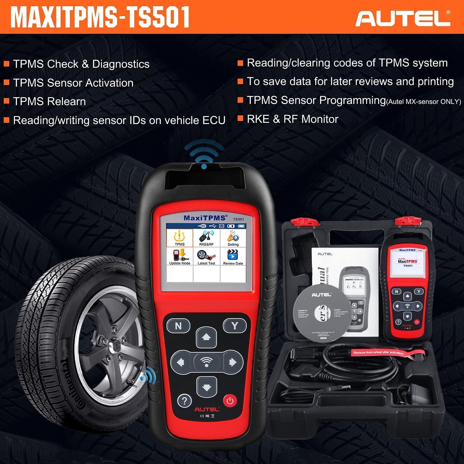 Autel MaxiTPMS TS501 TPMS...B01LRJ7UD2 | Encarguelo.com.ec