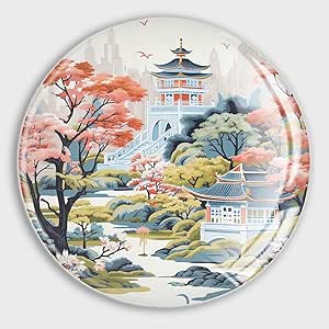 Amazon.com: Chinoiserie White Blue Magnets Refrigerator Chinoiserie ...