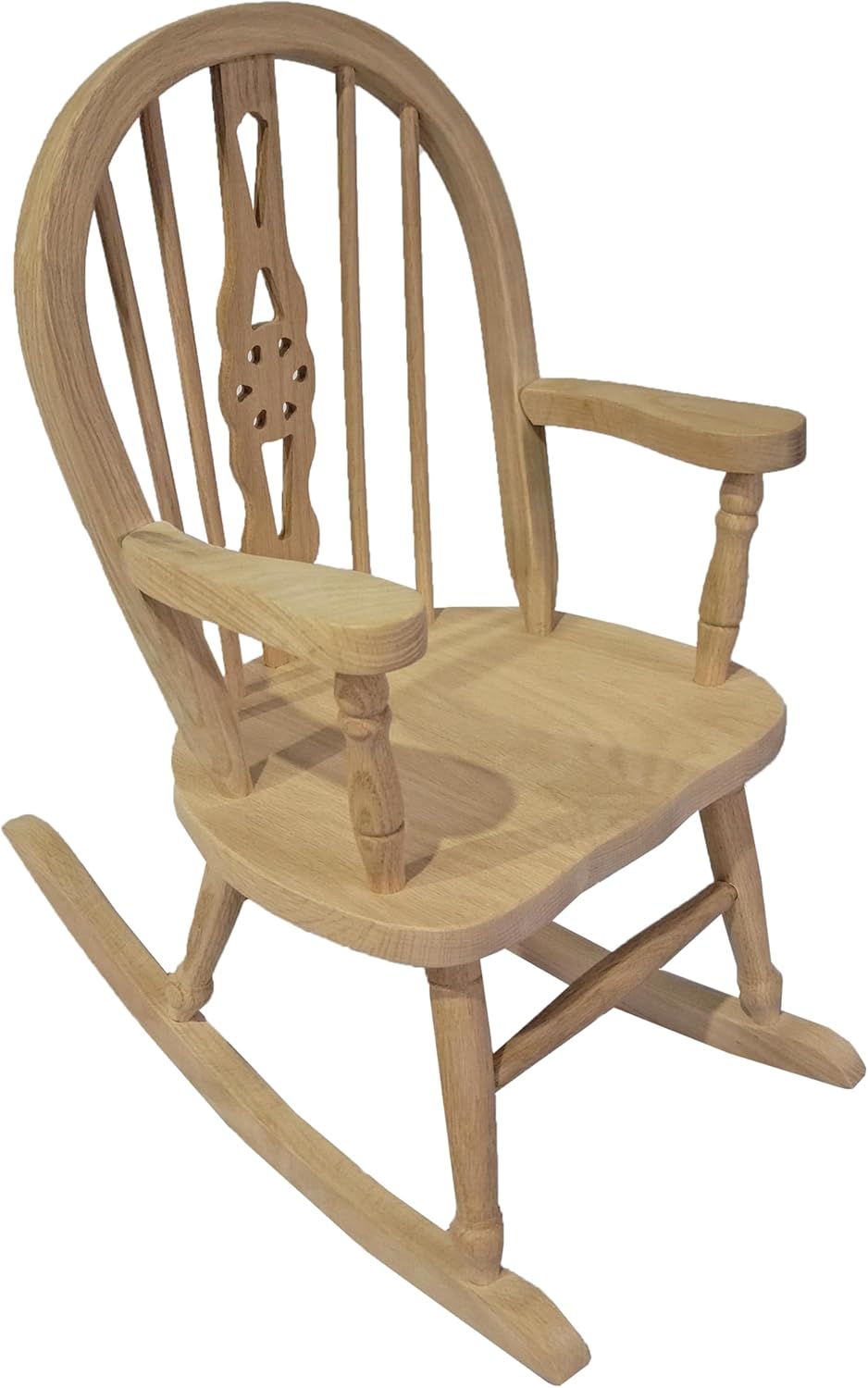 Amazon.com: DutchCrafters Fiddleback Windsor Child's Rocking Chair ...