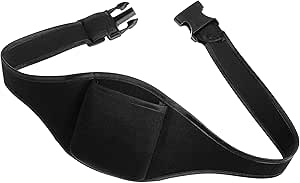 DEARMAMY Mic Belt with Anti Dropping Strap Microphone Belt Pouch ...