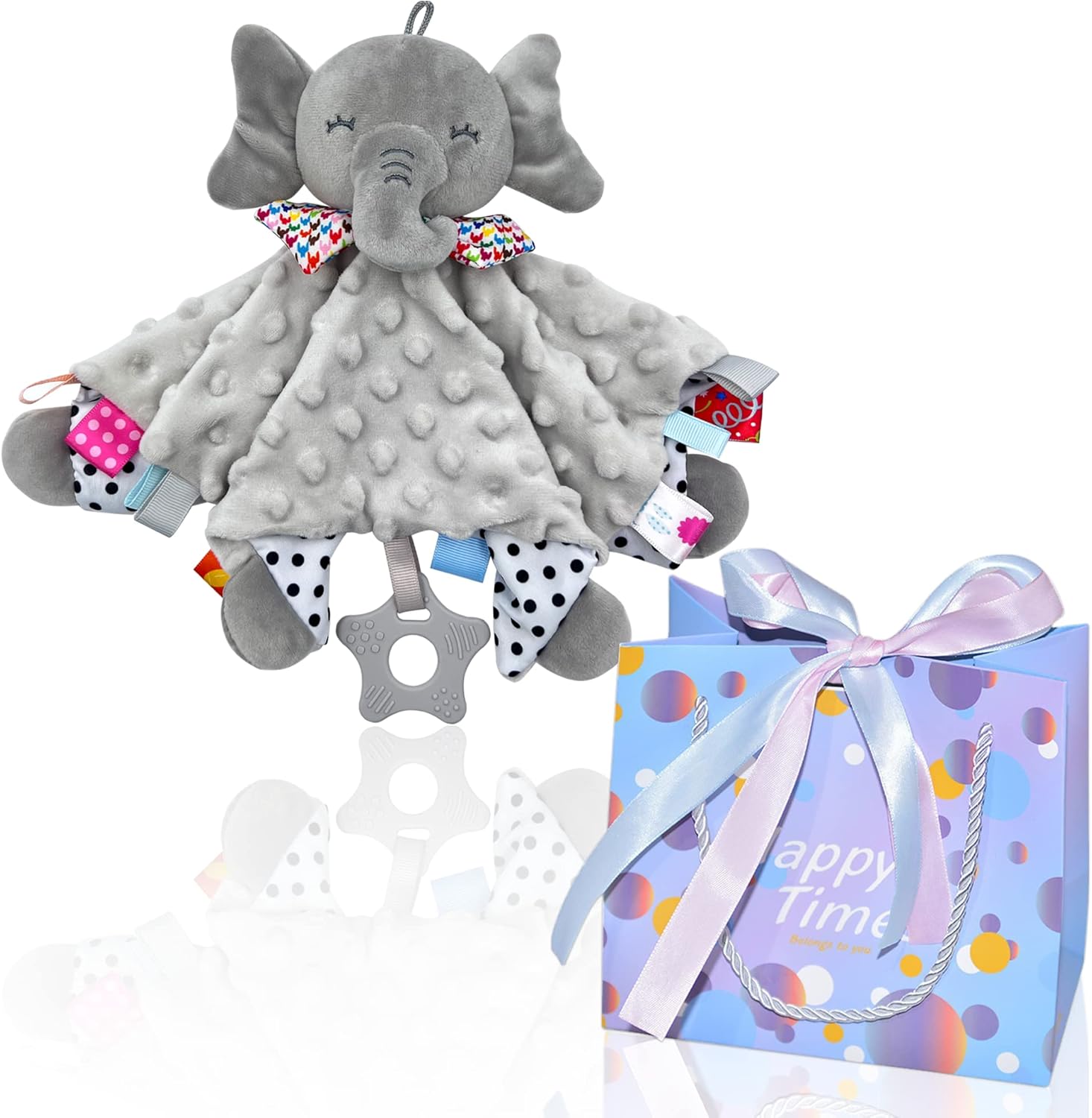 UNMOT Baby Comfort Blanket set, Elephant Infant Nursery Comforter ...