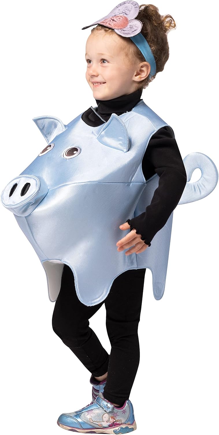 Amazon.com: Rasta Imposta Piggy Bank Kids Halloween Costume Money ...