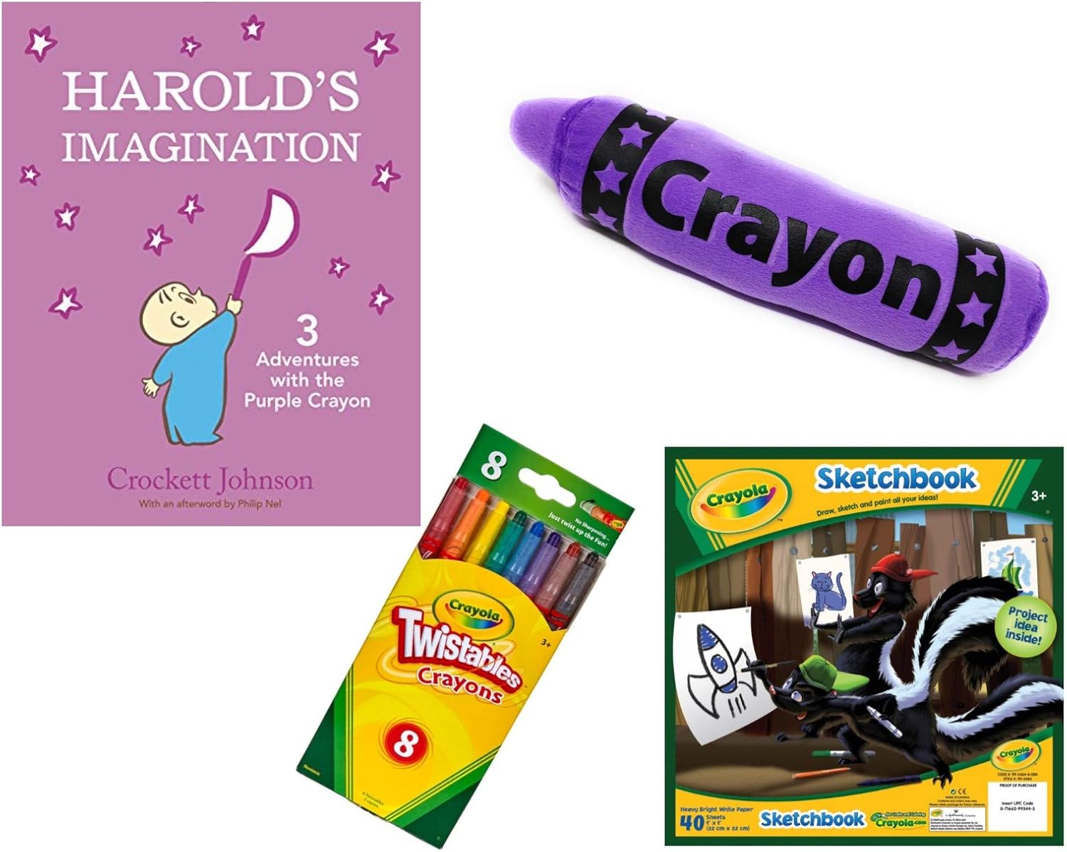 Amazon.com: Harold and The Purple Crayon Gift Set Includes Harold's ...