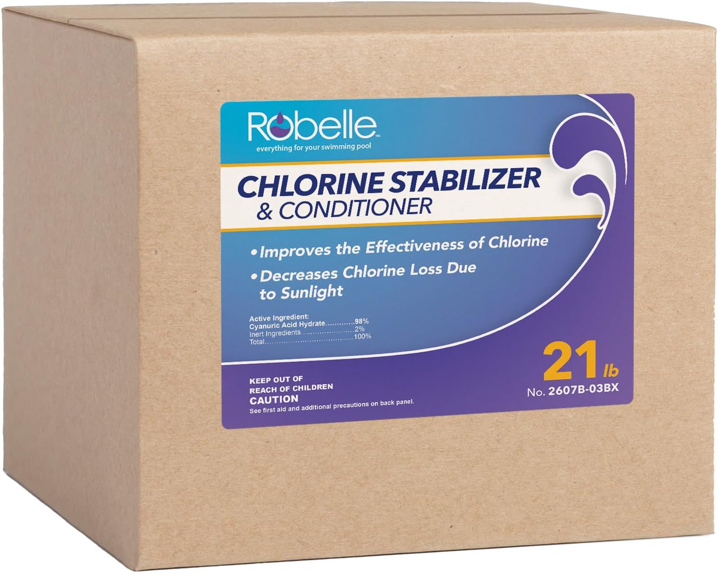Amazon.com : Robelle 21-Pounds Premium Chlorine Stabilizer and ...