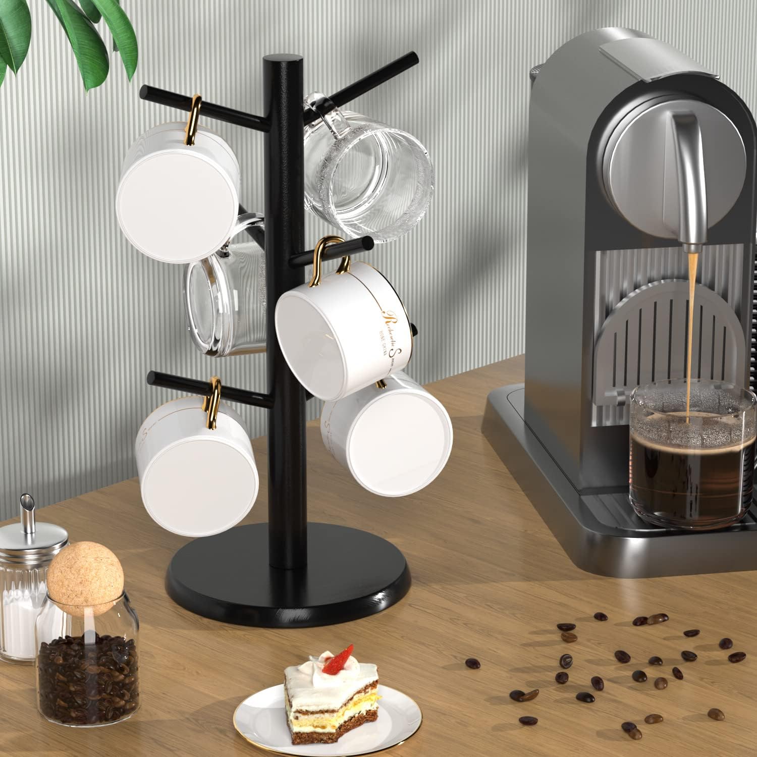 Amazon.com | BNYD Coffee Mug Holder Hook Cup Stand Tree: Coffee Cups & Mugs