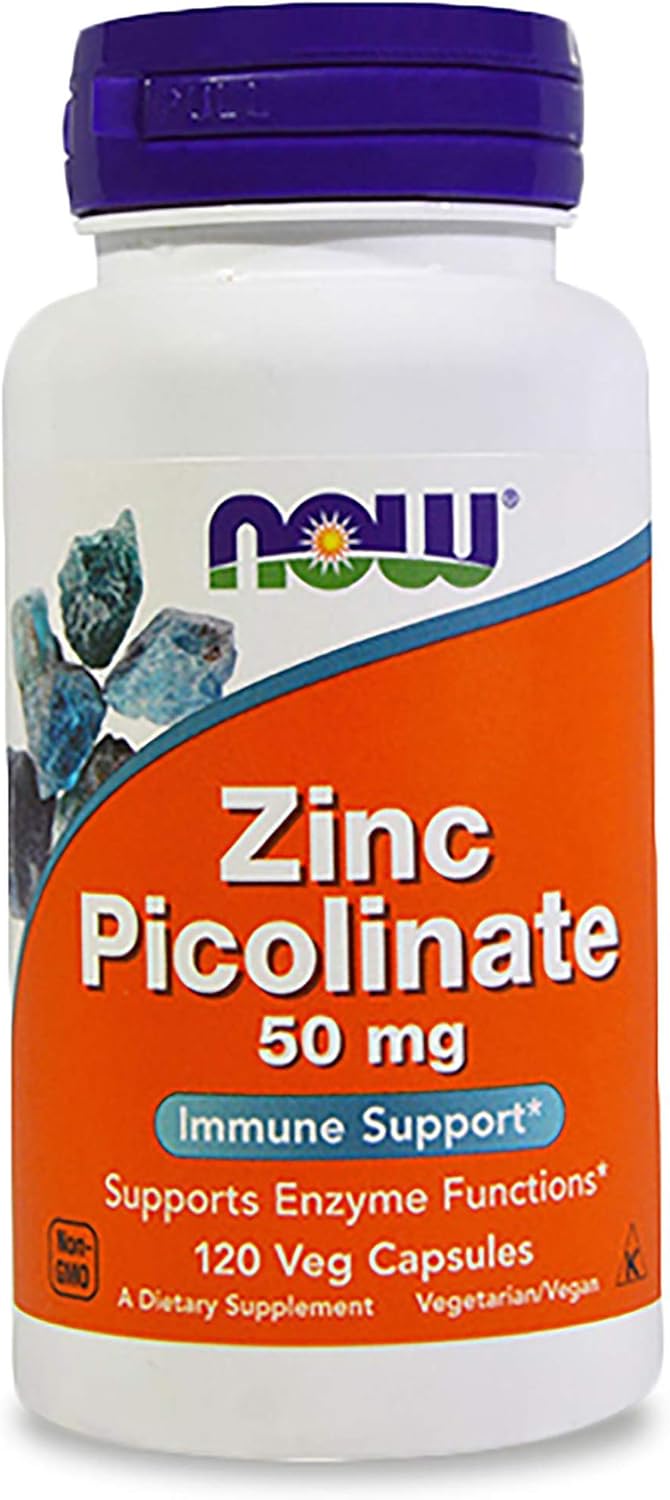 Now Foods Zinc Picolinate, 50mgCapsules, 120-Count : Amazon.com.au ...