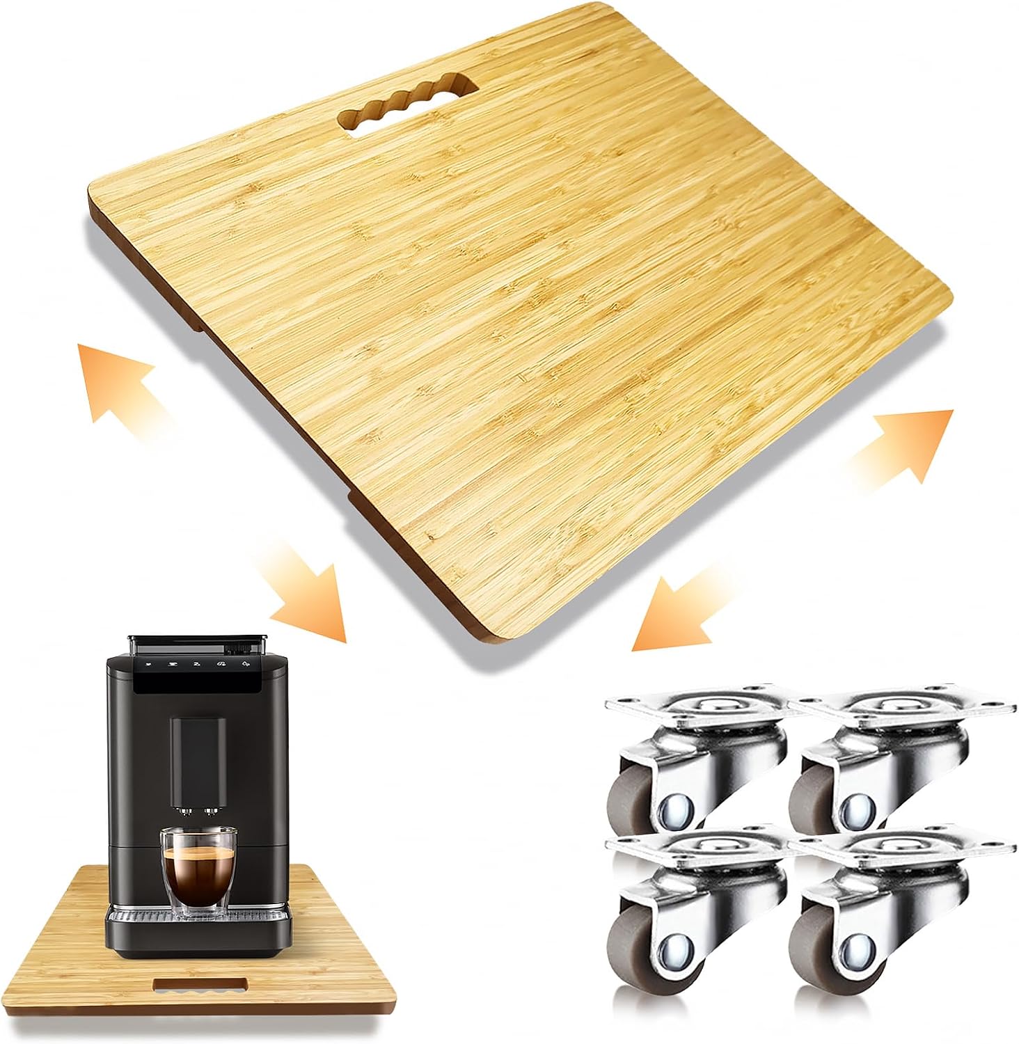 Amazon.com: Appliance Sliders for Kitchen Appliances, Rolling Tray with ...