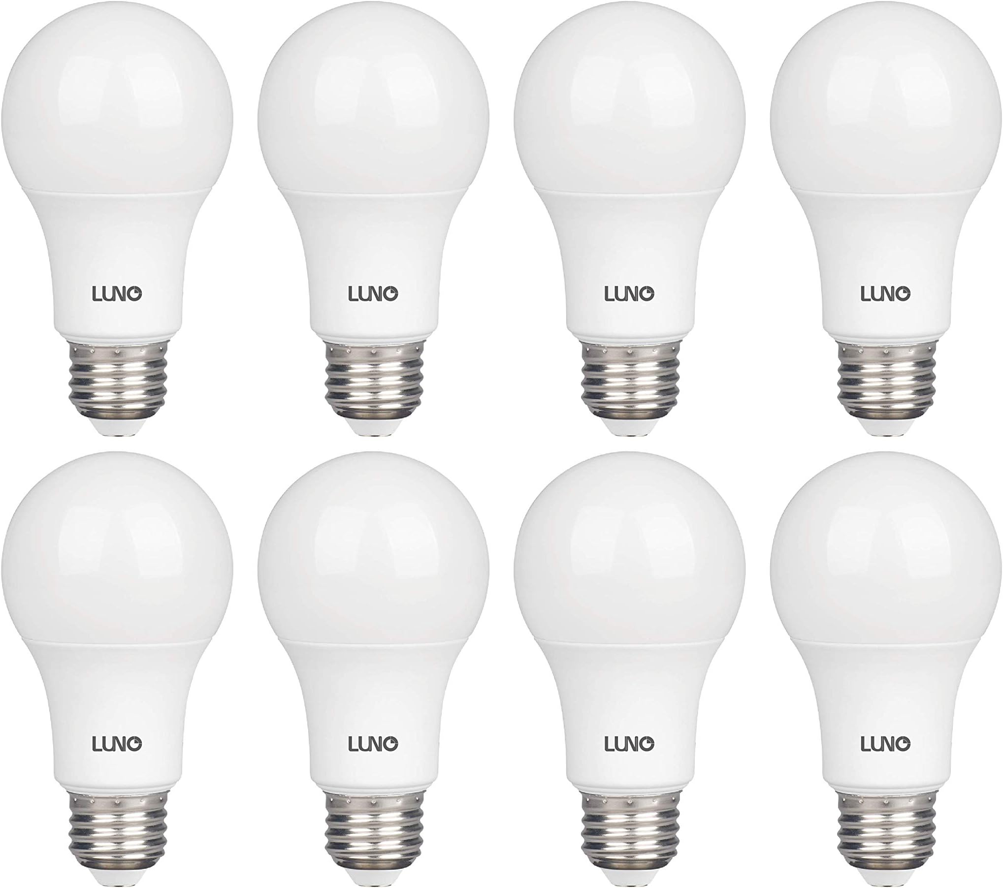VATION LIGHTING A19 LED Light Bulbs 3000K Warm White, 60 Watt Equivalent, Efficient 8.5Watt, 800 ...