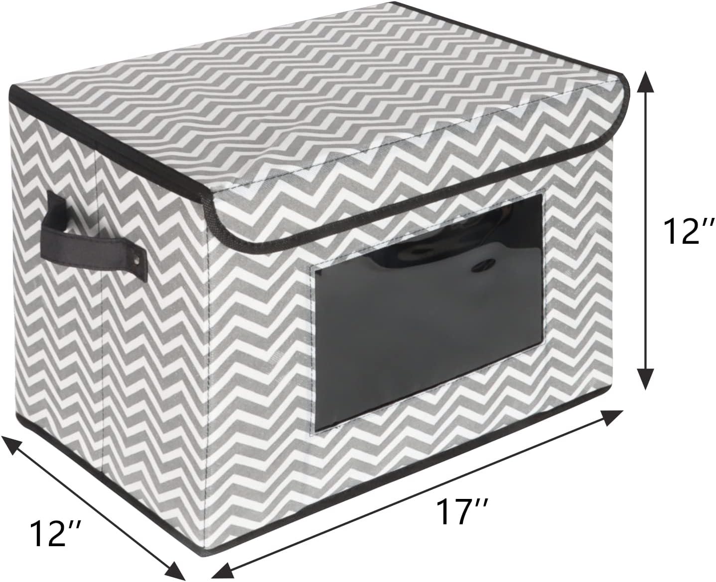 Univivi Paquete de 4 contenedores plegables de almacenamiento, cajas de ...