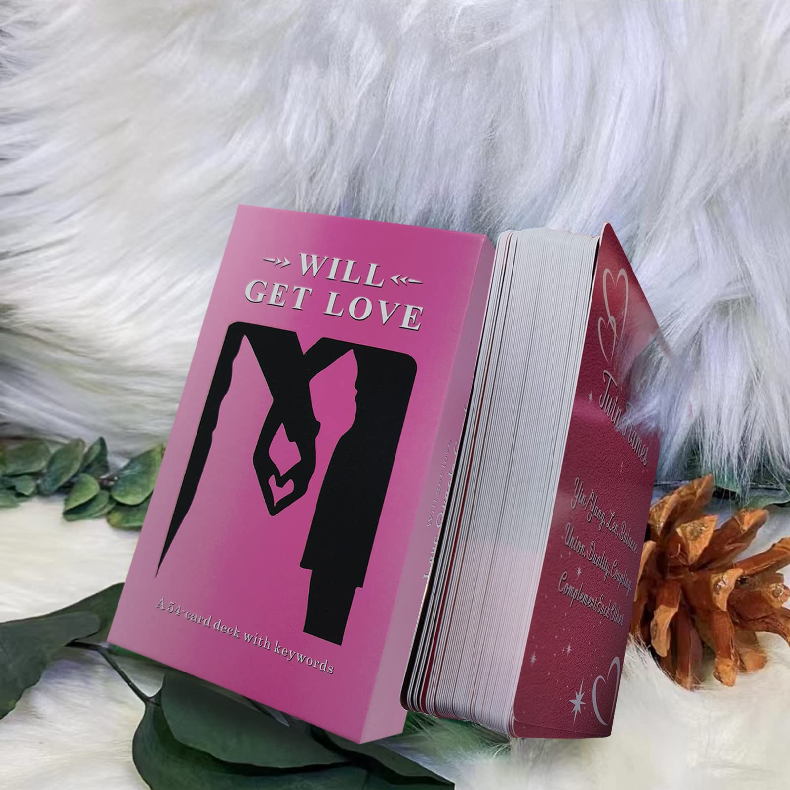 Snapklik.com : Sishui Twin Flame Oracle Cards Set, Love Oracle Cards ...