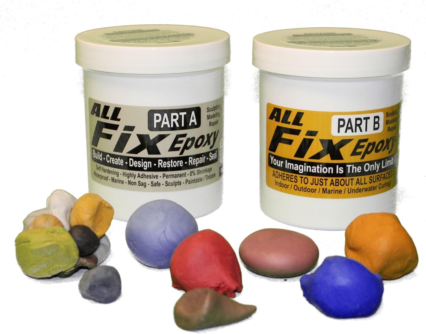 All-Fix epoxi masilla 3libra UnitJuego de 2PintaUnderwater epoxiTodos ...