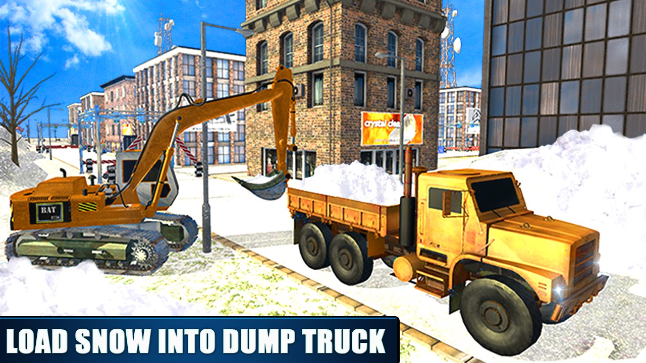 Winter Truck Driver Snow Plow Machine Driving 3D Simulator Game 2023 ...