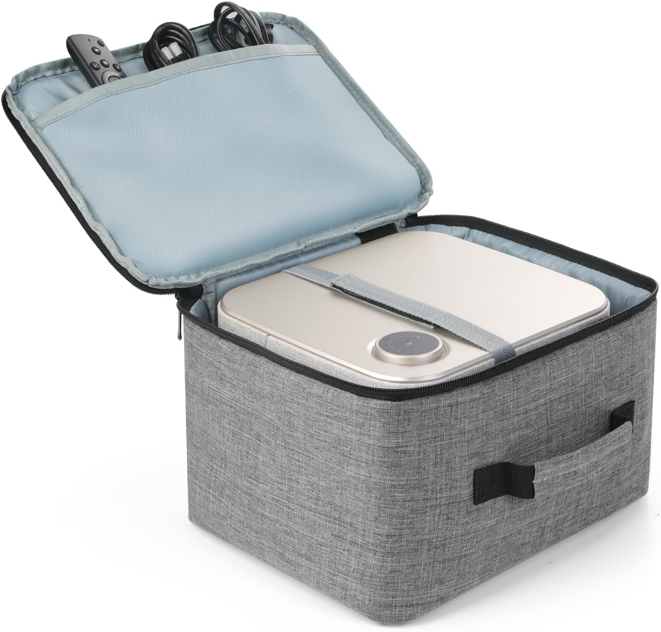 Amazon.com : CURMIO Projector Case, Projector Carrying Bag Compatible ...