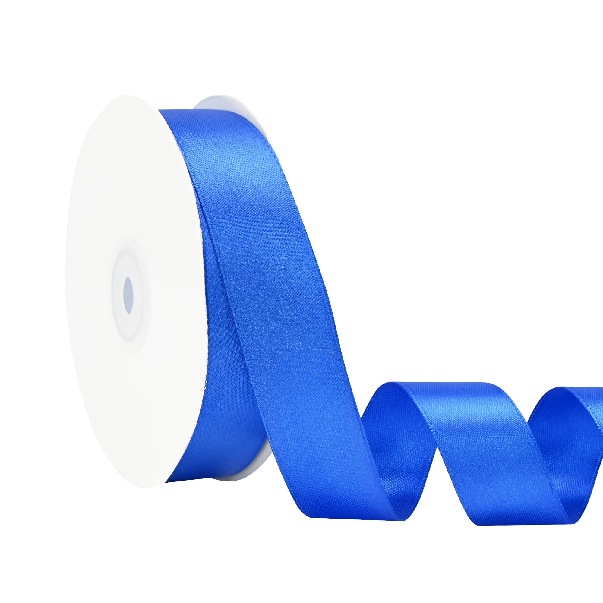 Snapklik.com : Double Face Royal Blue Satin Ribbon 1 Inch X 50 Yards ...