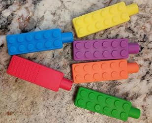 Amazon.com: 6 Packs Sensory Chew Pencil Toppers for Sensory Kids, Boys ...