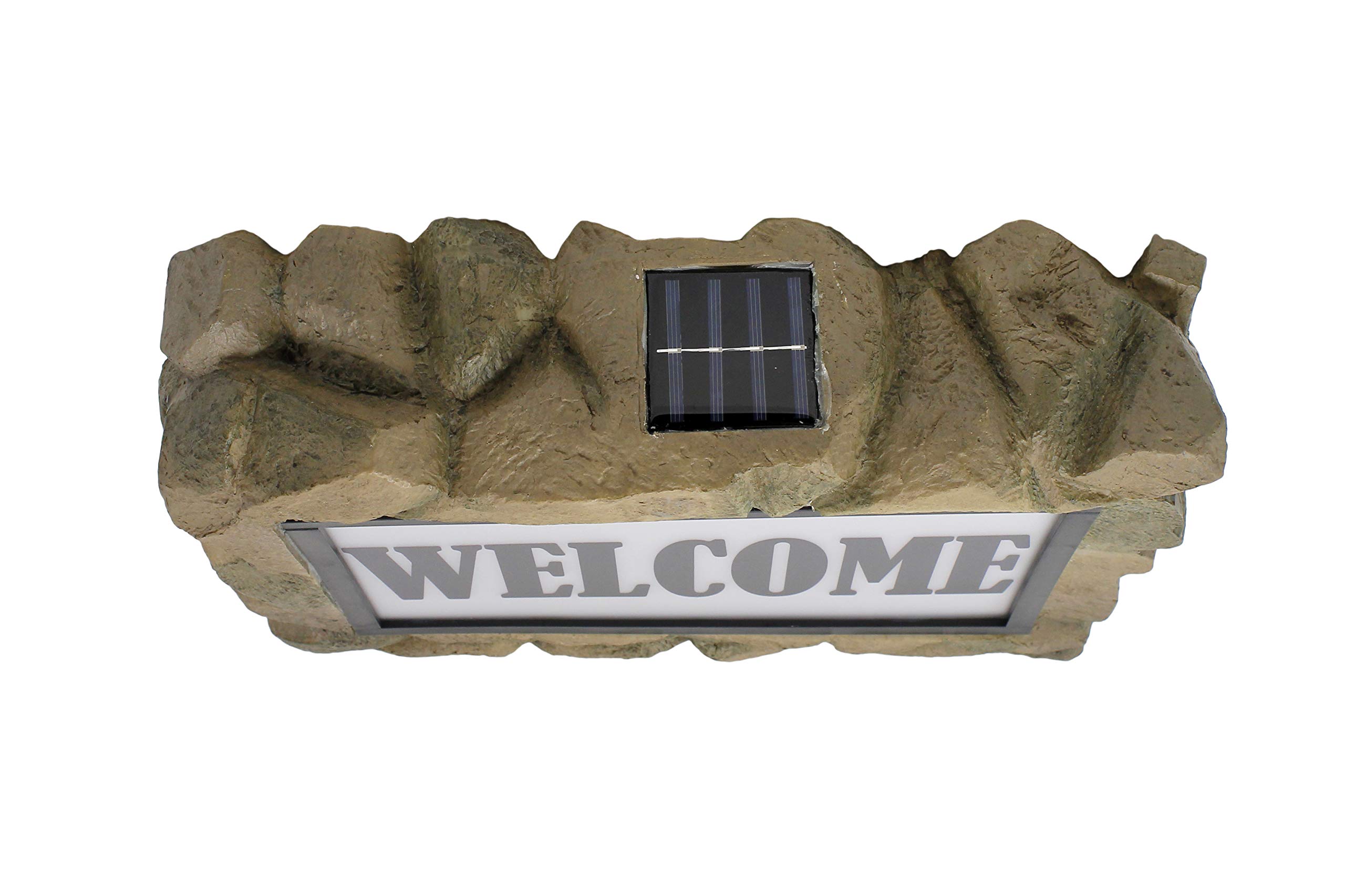 Snapklik.com : Natures Mark Solar Power Lighted Sign - LED Illuminated ...