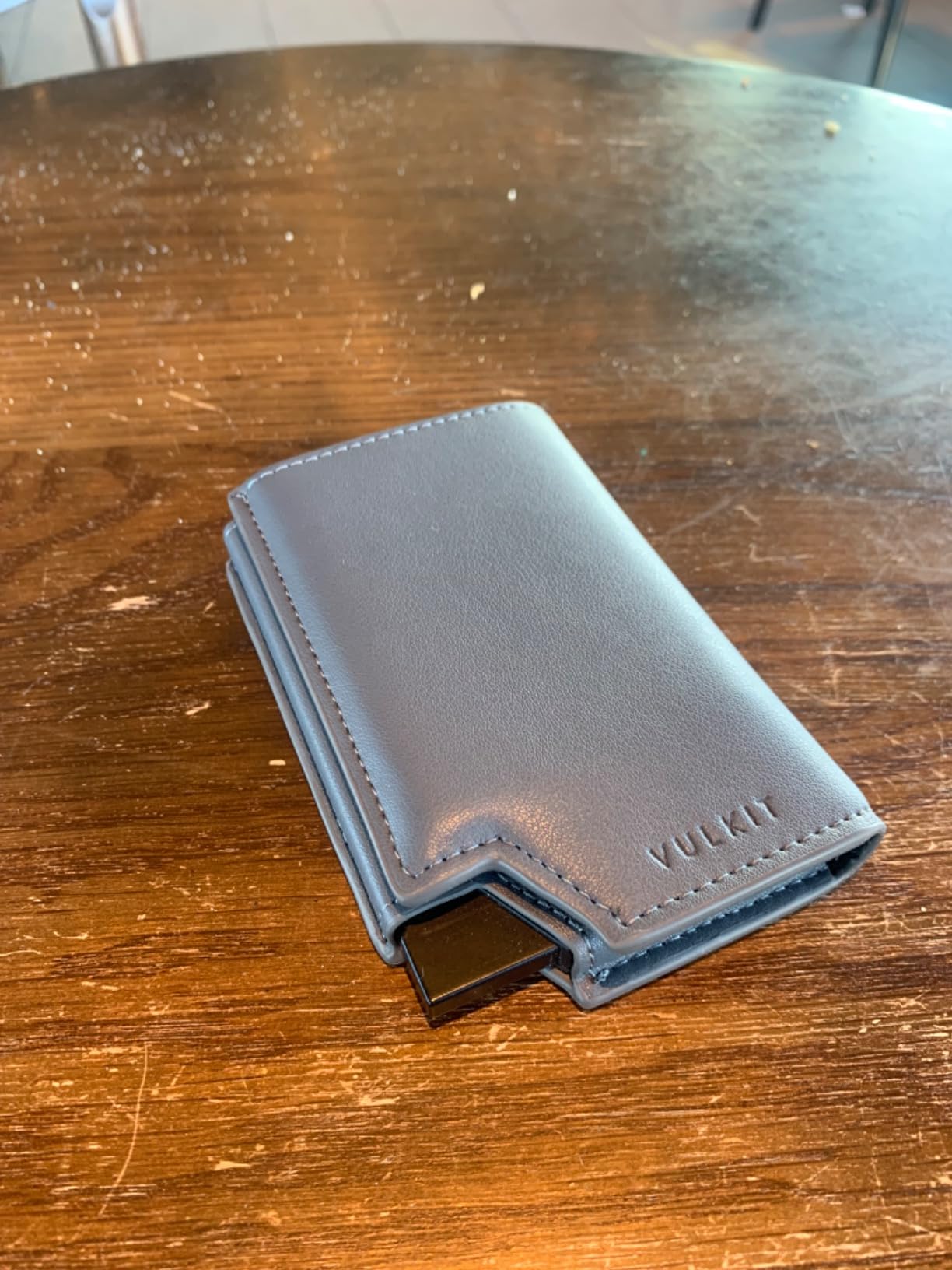 VULKIT Men's Wallet Minimalist Pop Up Card Holder RFID Blocking ...