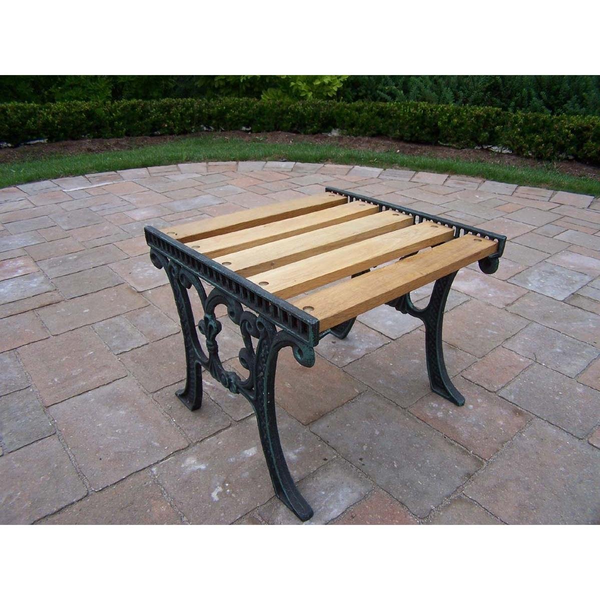 Amazon.com : Oakland Living Wooden End Table, Verdi Green : Patio Side ...