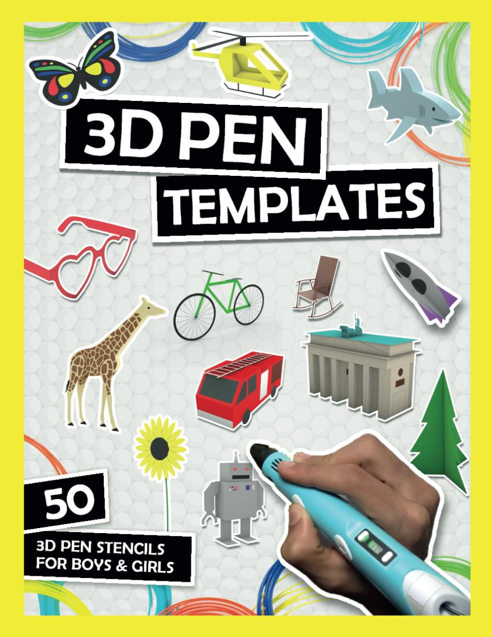 3D Pen Templates: 3D Pen Stencils For Boys & Girls | Eiffel Tower ...