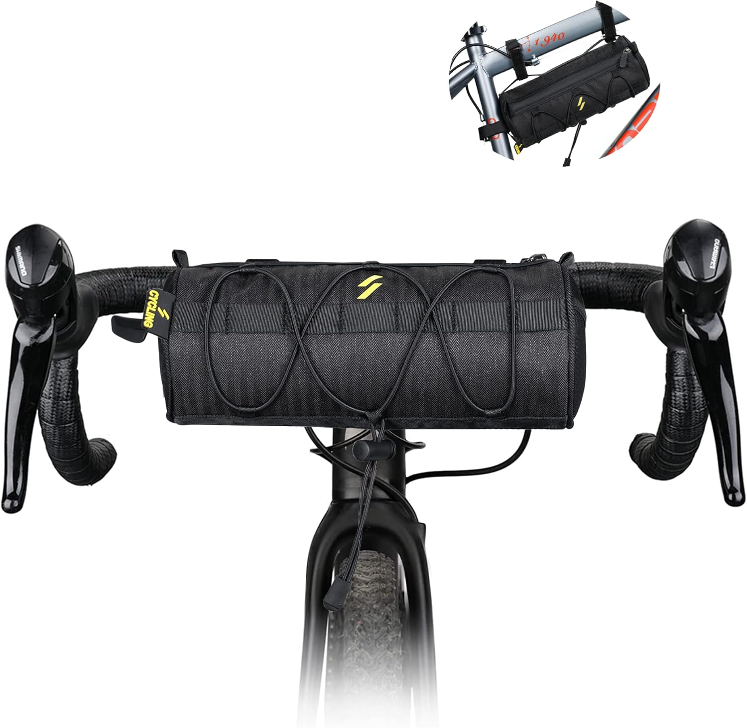 BAIGIO Multifunctional Bike Handlebar Bag Bicycle Front Handbag Small ...