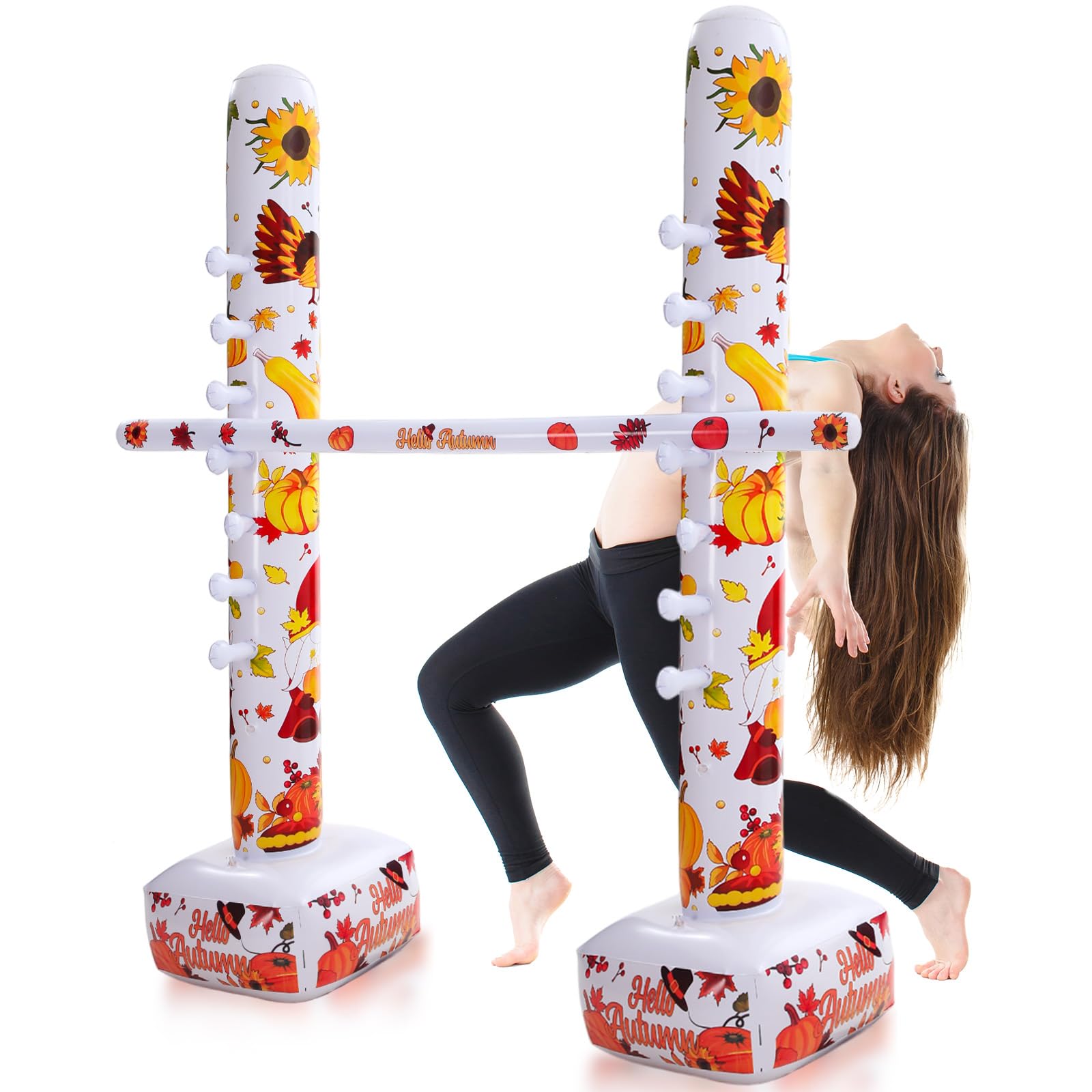 Amazon.com: Seenelling Thanksgiving Inflatable Limbo Game for Adults 59 ...