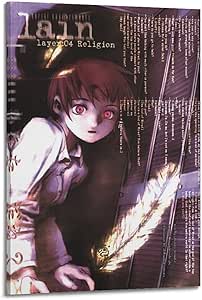 Amazon.com: DFVBNH Anime Serial Experiments Lain Poster Cover Posters ...