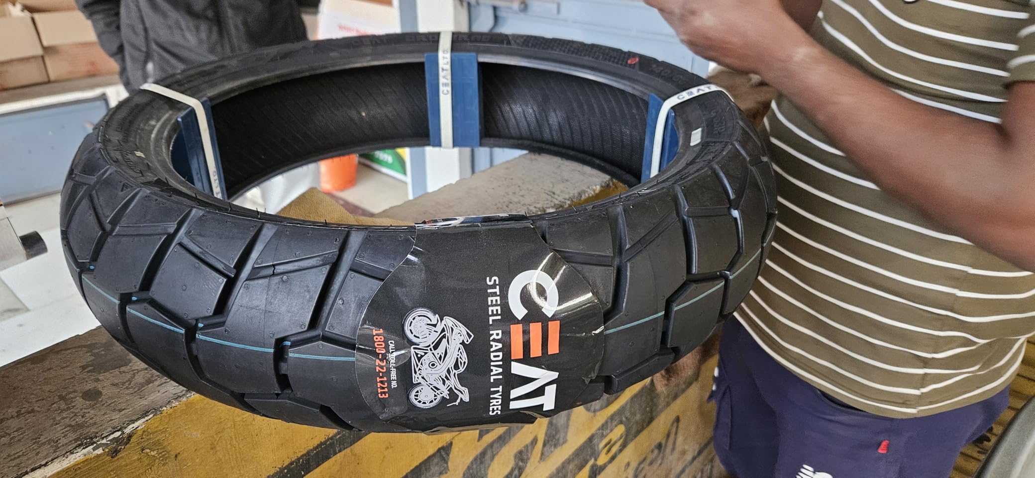 CEAT Cross Rad 140/60% R17 63H Tubeless Tyre : Amazon.in: Sports ...