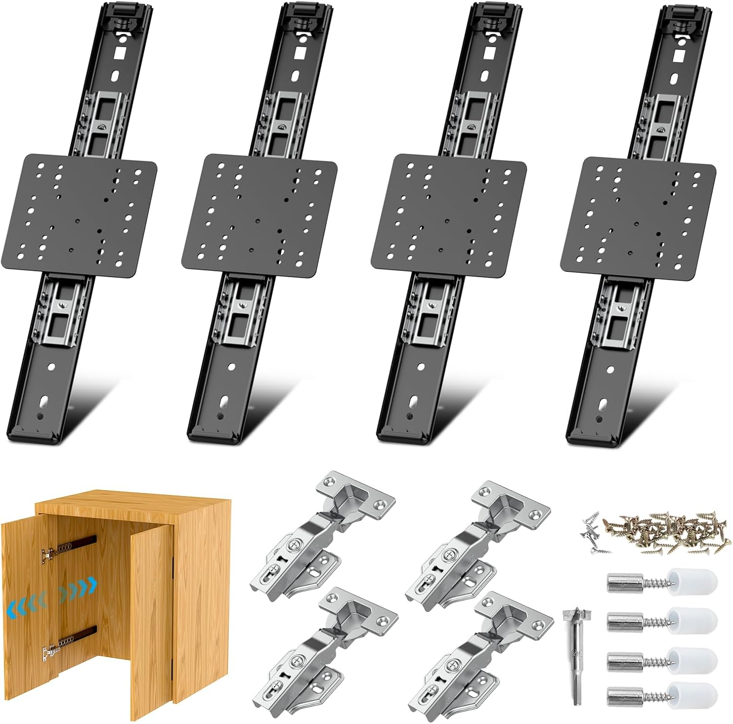 Sliding Hidden Door Track, Pocket Door Hardware, Smooth Gliding Pocket ...