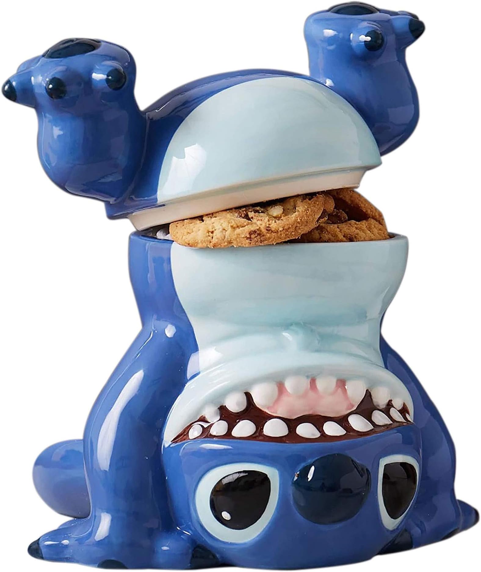 Amazon.com: Disney Stitch Handstand Cookie Jar: Home & Kitchen