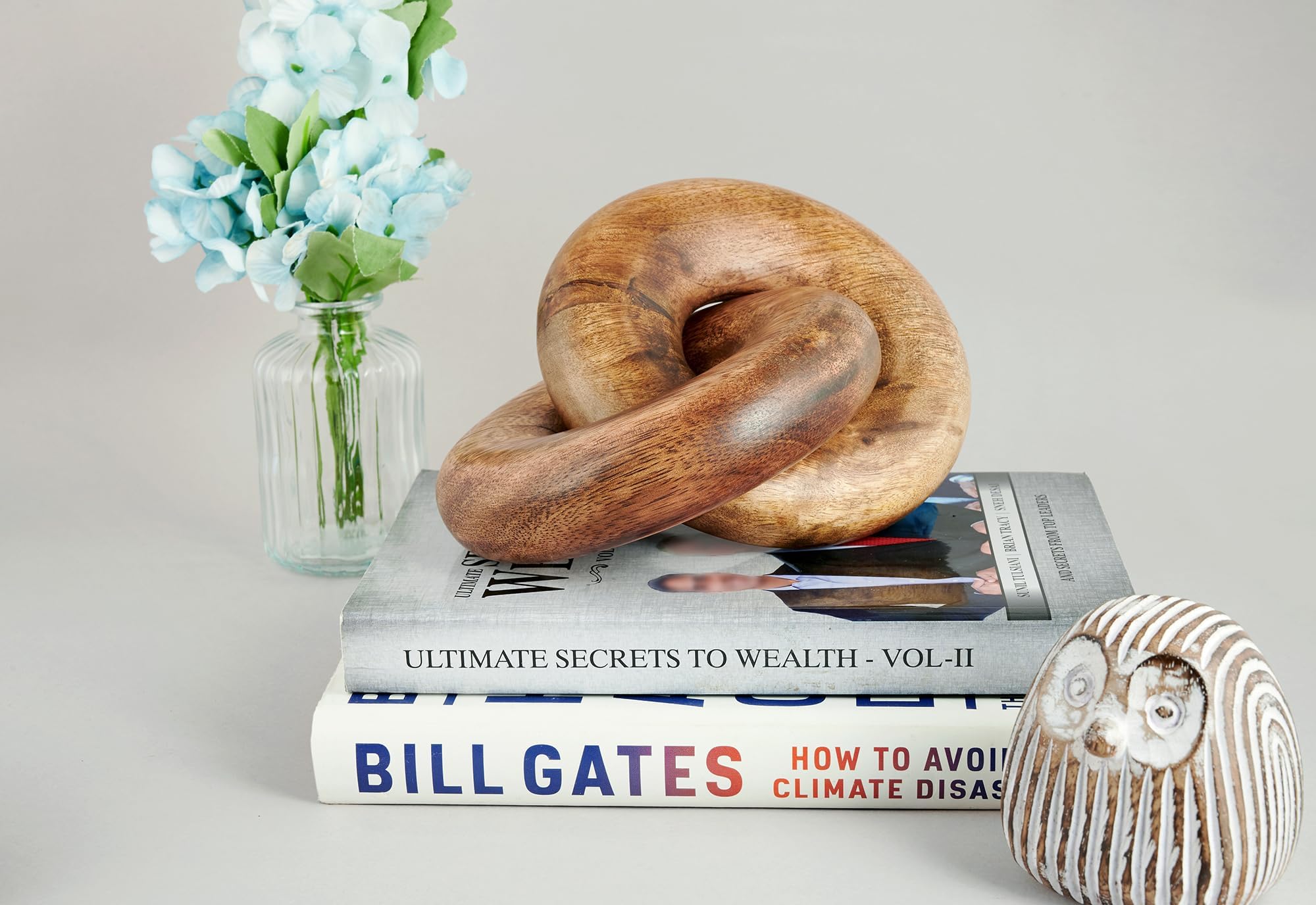 Amazon.com: Eximious India Wood Chain Link Decor Hand Carved 5-Link ...