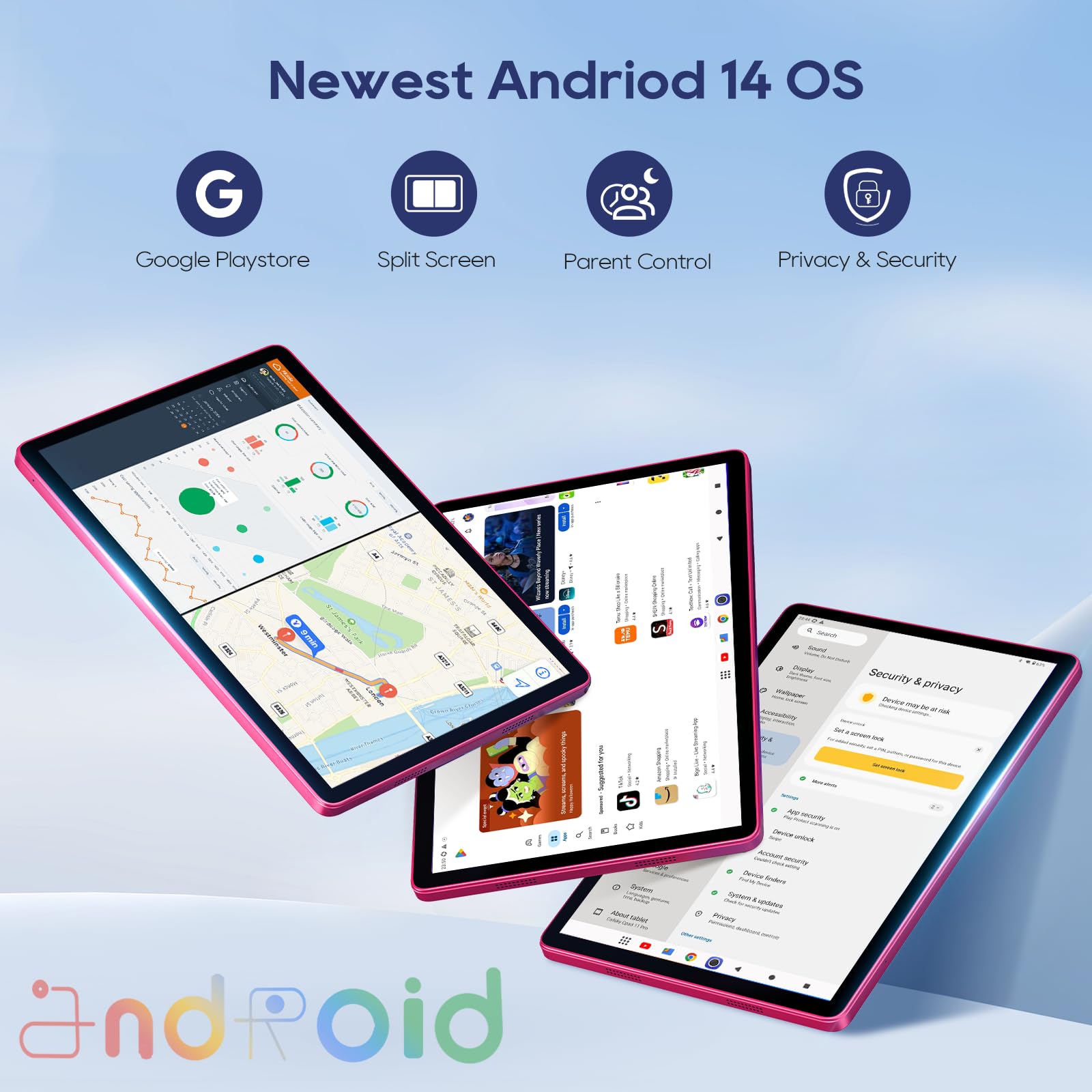 Snapklik.com : Callsky-Tab Android Tablets, 11 Inch Octa-Core Processor ...