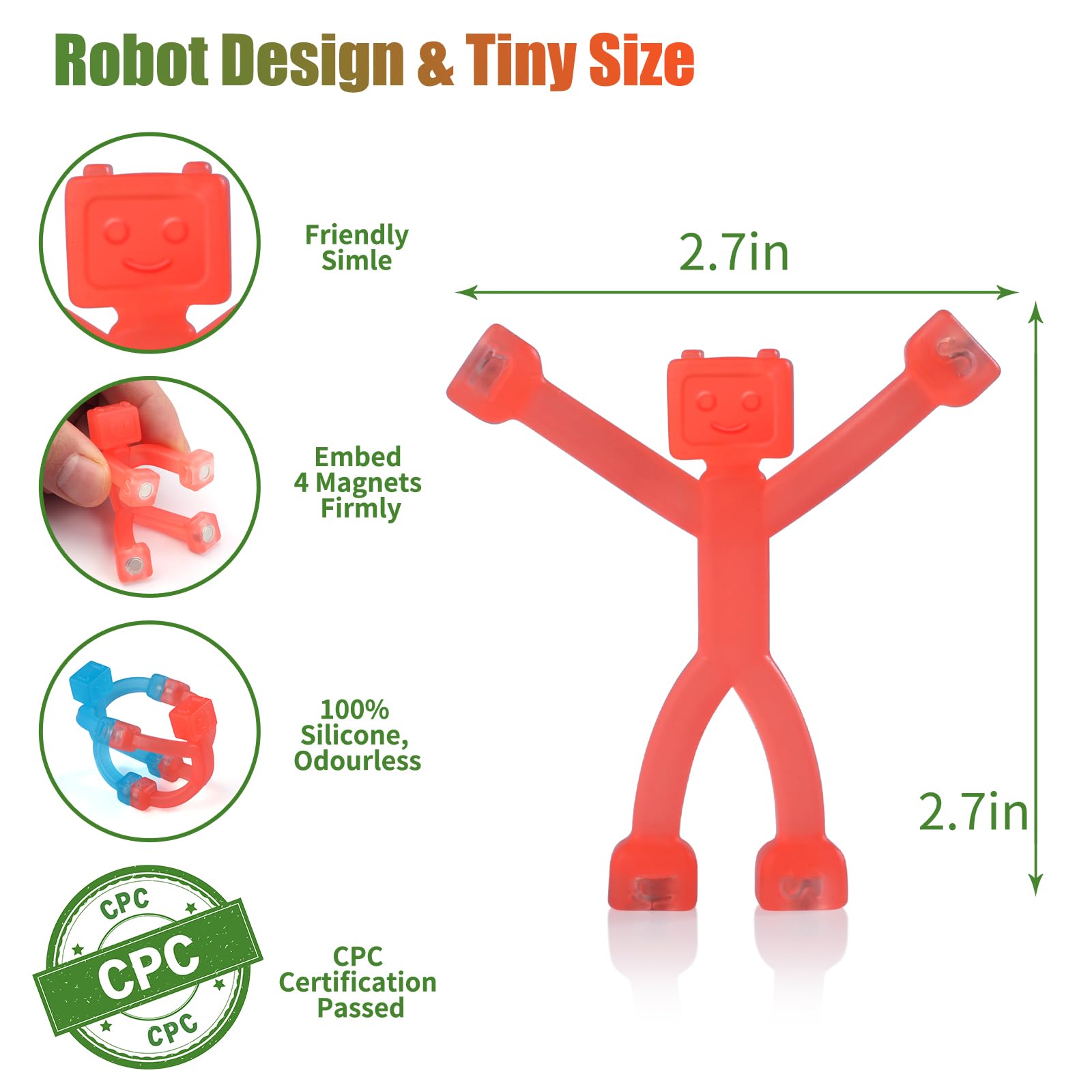 Snapklik.com : BlissfulTie Updated Magnetic Toys For Kids In Robot ...