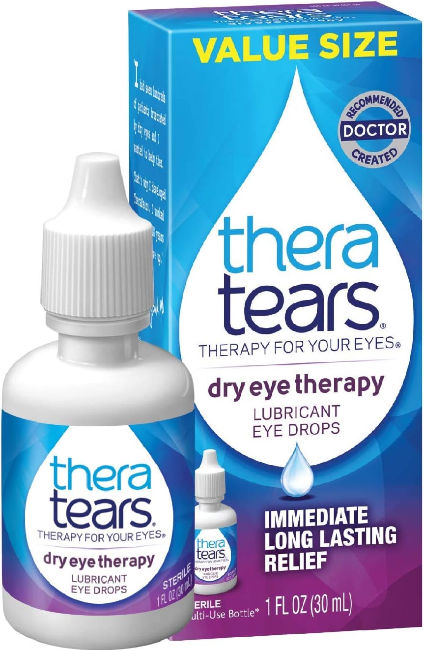 Amazon.com: TheraTears Liquid Gel Nighttime Lubricating Eye Drops for ...