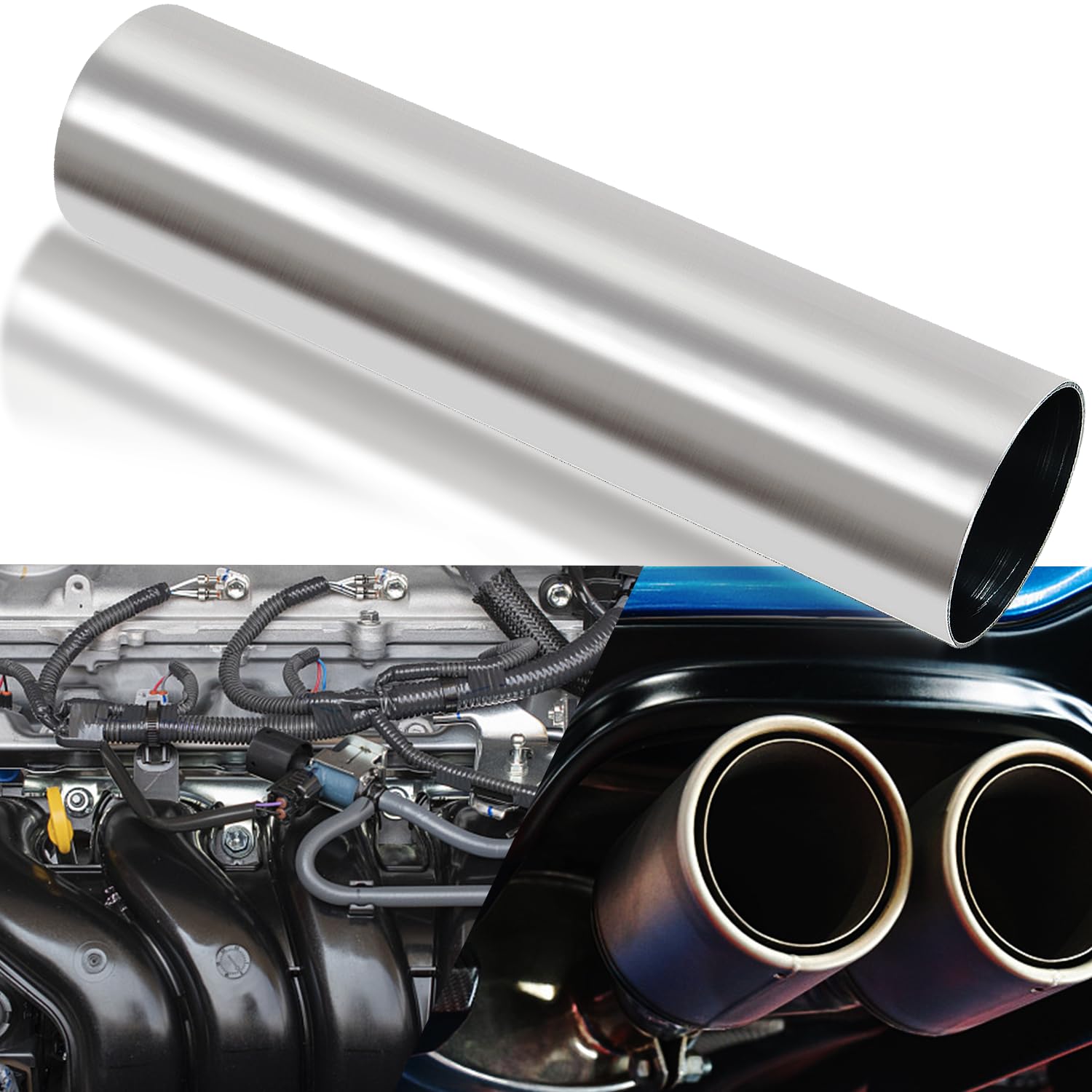 Amazon.com: 3 Inch Straight Aluminum Pipe Tube (3") 76mm OD Intercooler ...