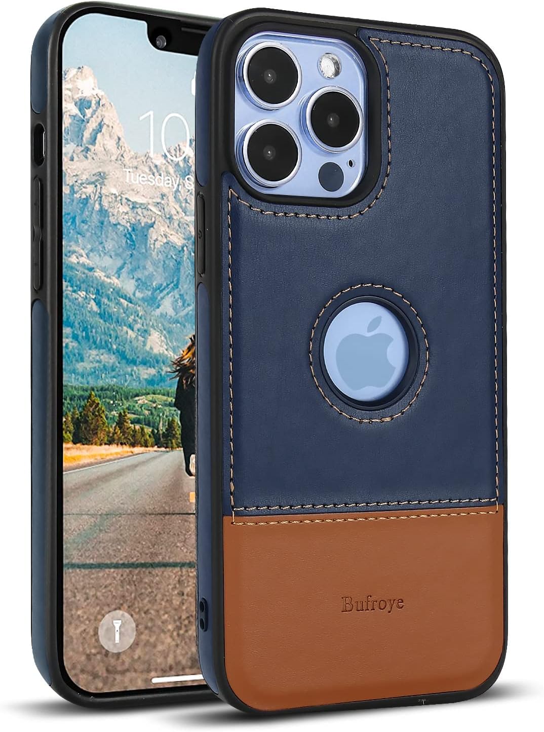 Amazon.com: DONBOLSO Leather Case for iPhone 13 Pro Max - Classic ...