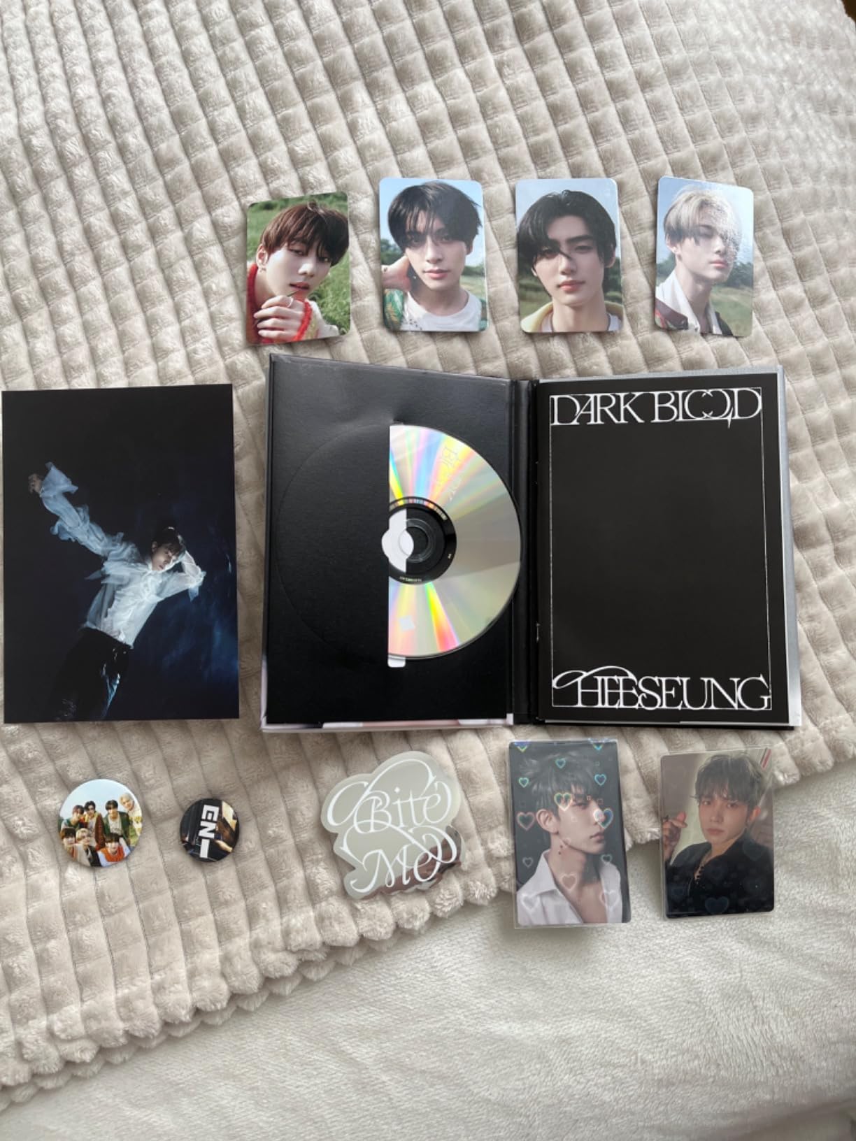 ENHYPEN - [DARK BLOOD] (FULL Ver.) Photo Book + CD-R + Photo Card ...