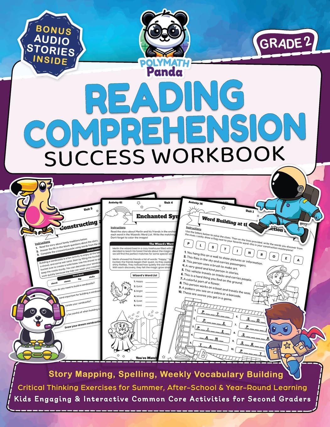 Reading Comprehension 2nd Grade Success Workbook: Story Mapping ...