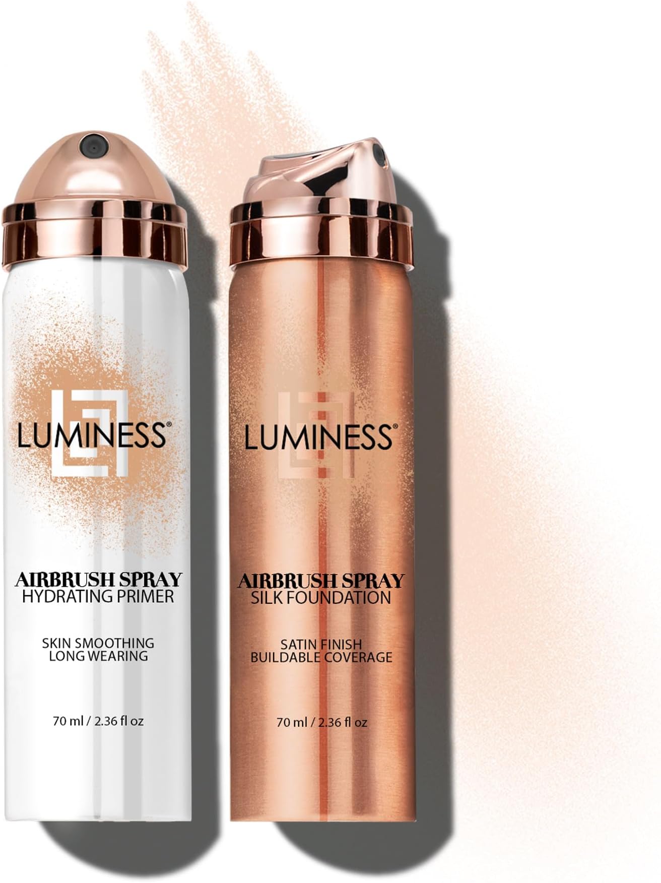 Amazon.com : LUMINESS Silk Airbrush Spray Foundation & Primer Kit ...
