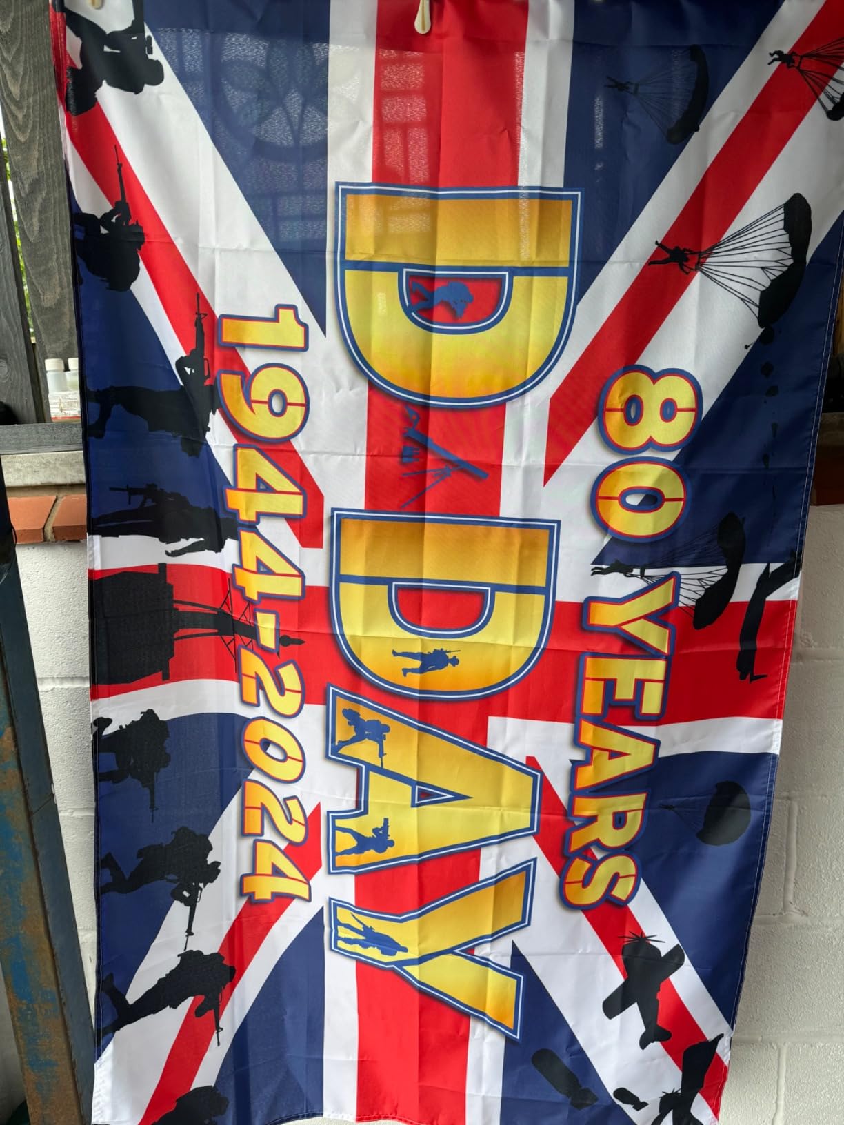 sesameless D Day 80th Anniversary Flag,1944-2024 D Day 80 Year Flag ...