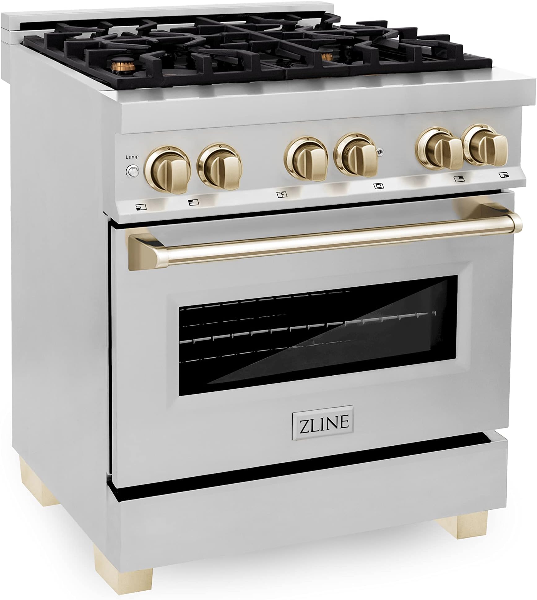 Amazon.com: ZLINE Autograph Edition 30 in. 4.0 cu. ft. Legacy Dual Fuel ...