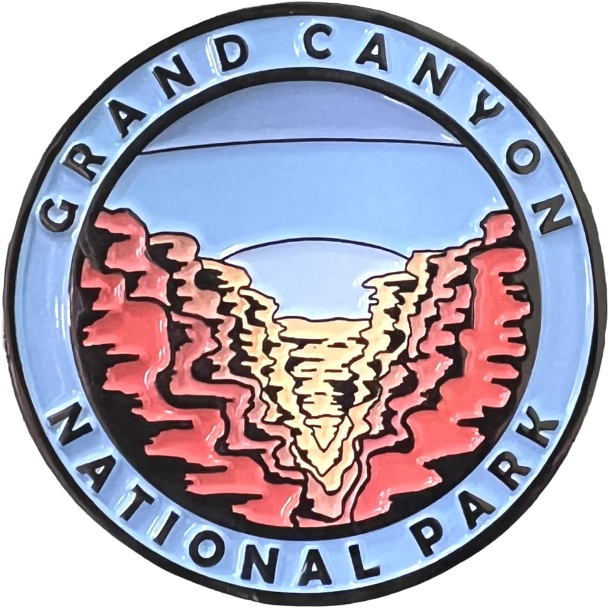 Amazon.com: Stunning Black Nickel US | Canada National Park Fridge ...