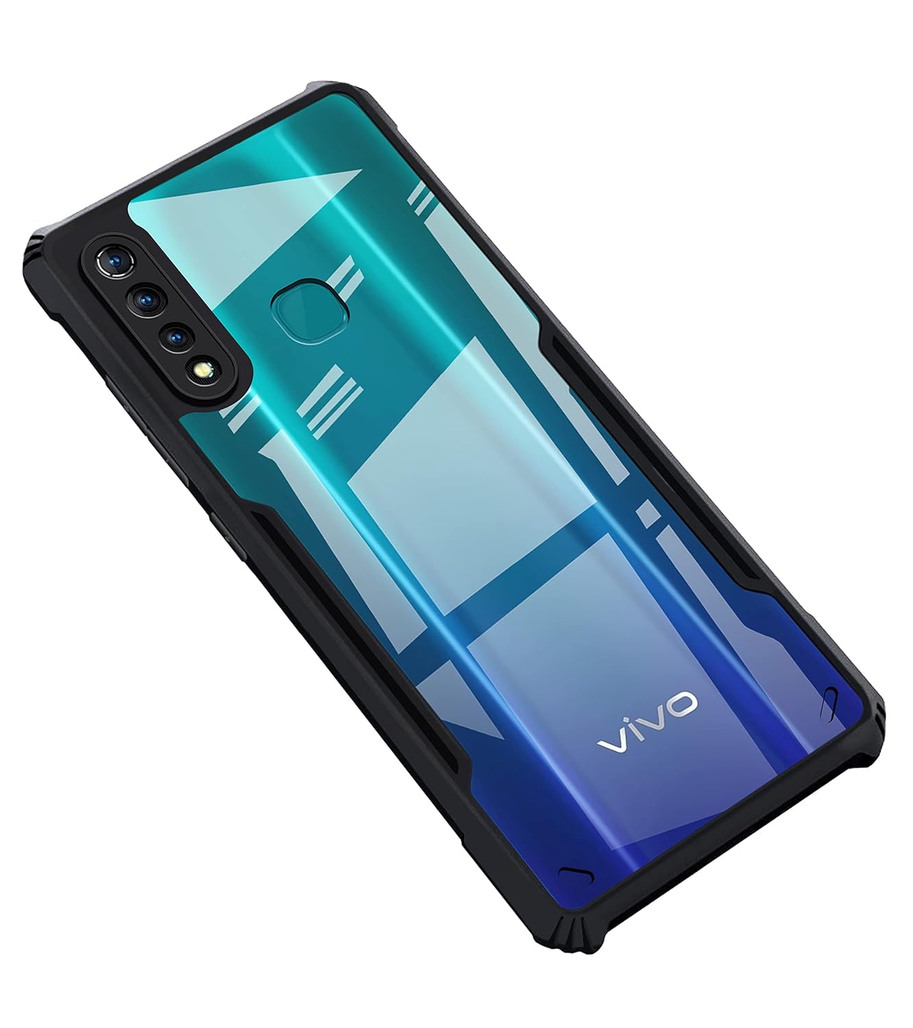 Amazon Brand - Solimo Mobile Cover for Vivo Z1 Pro (Polycarbonate_Black ...