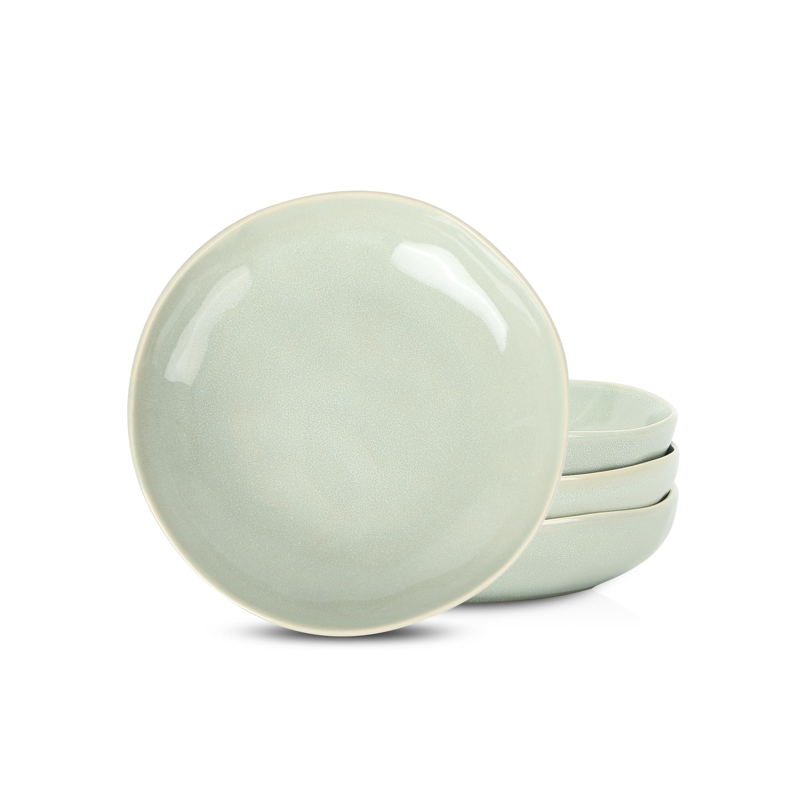 Amazon.com | Stone Lain Mirella 4-Piece Pasta Bowl Set Stoneware, Light ...