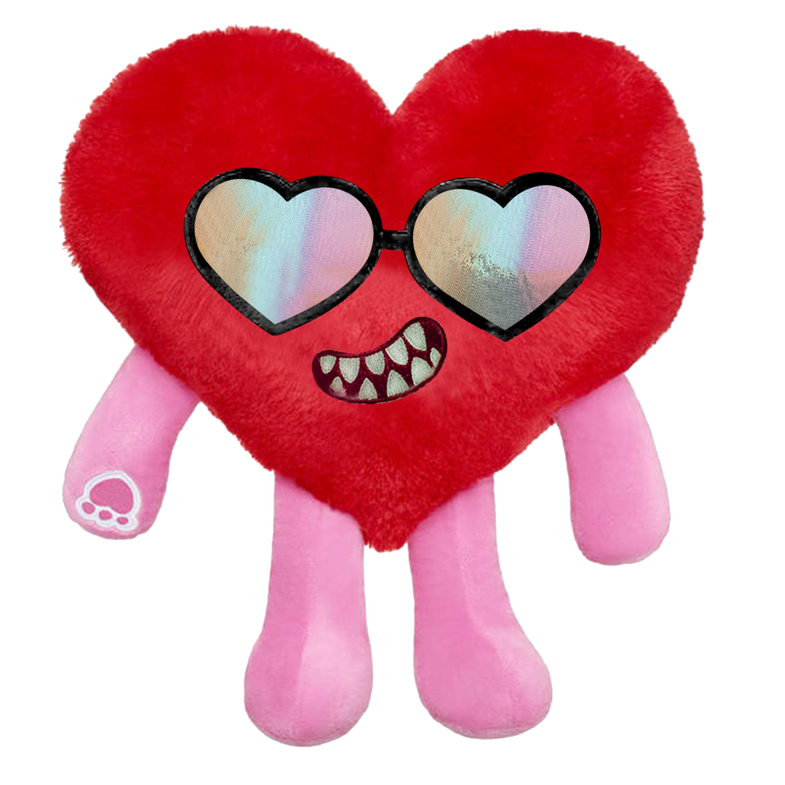 Amazon.com: Lucky Radish Heart-Shaped Plush Toy - Valentine's Day Gift ...