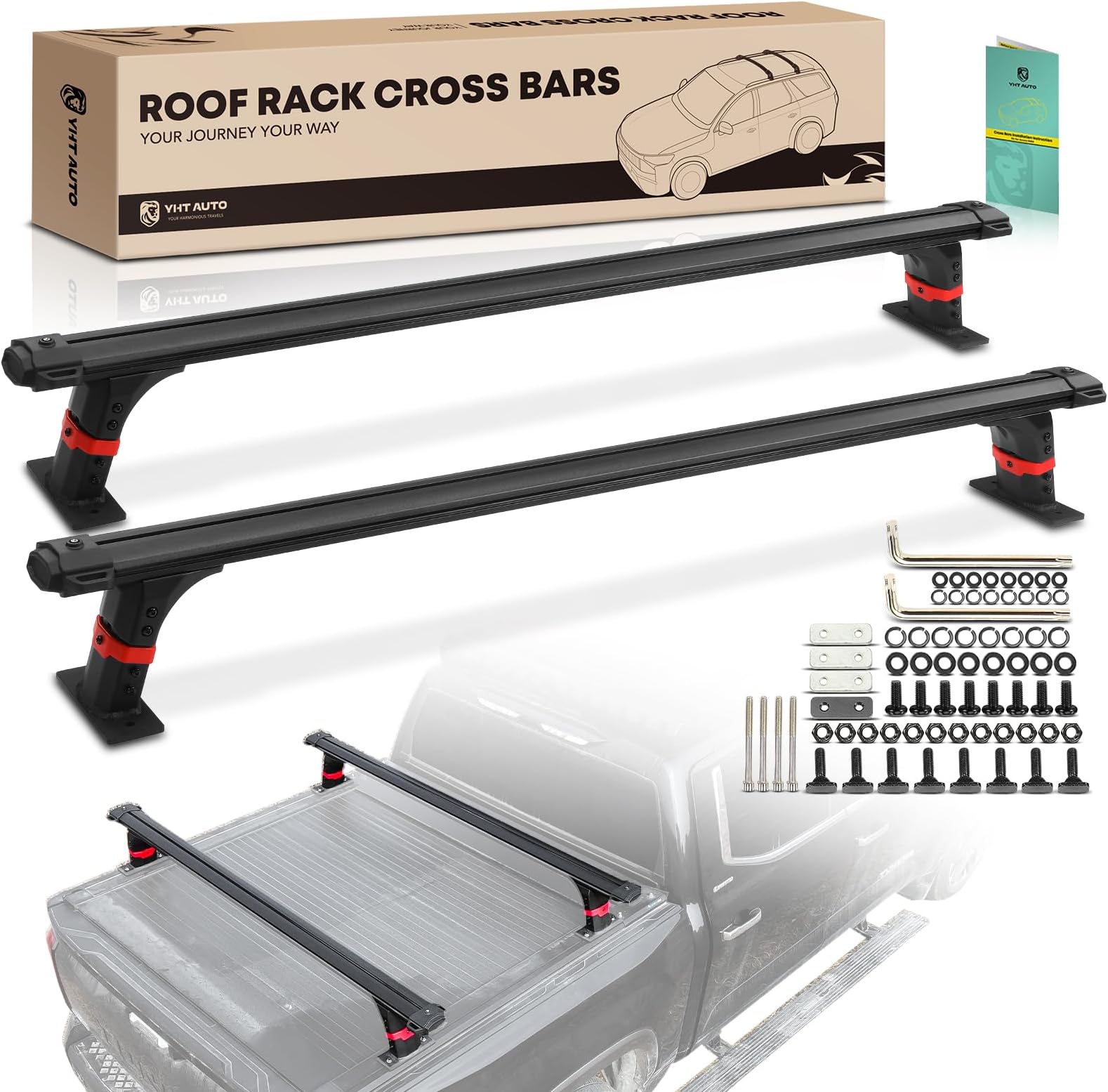 Amazon.com: YHTAUTO 165-800 lbs Universal Truck Bed Rack Fit Pickup ...